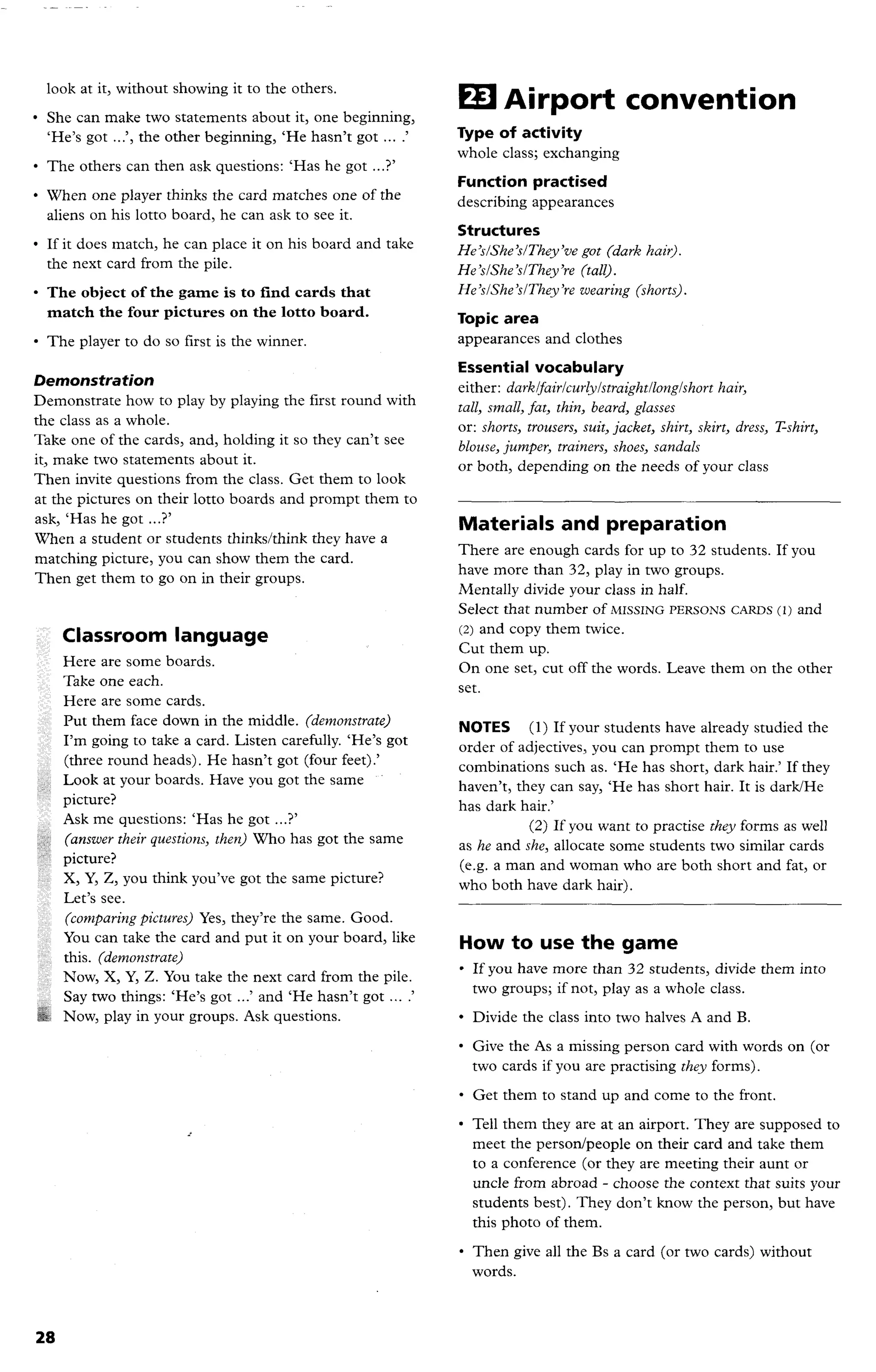 Beginner communication games (jill hadfield 111p) scan | PDF