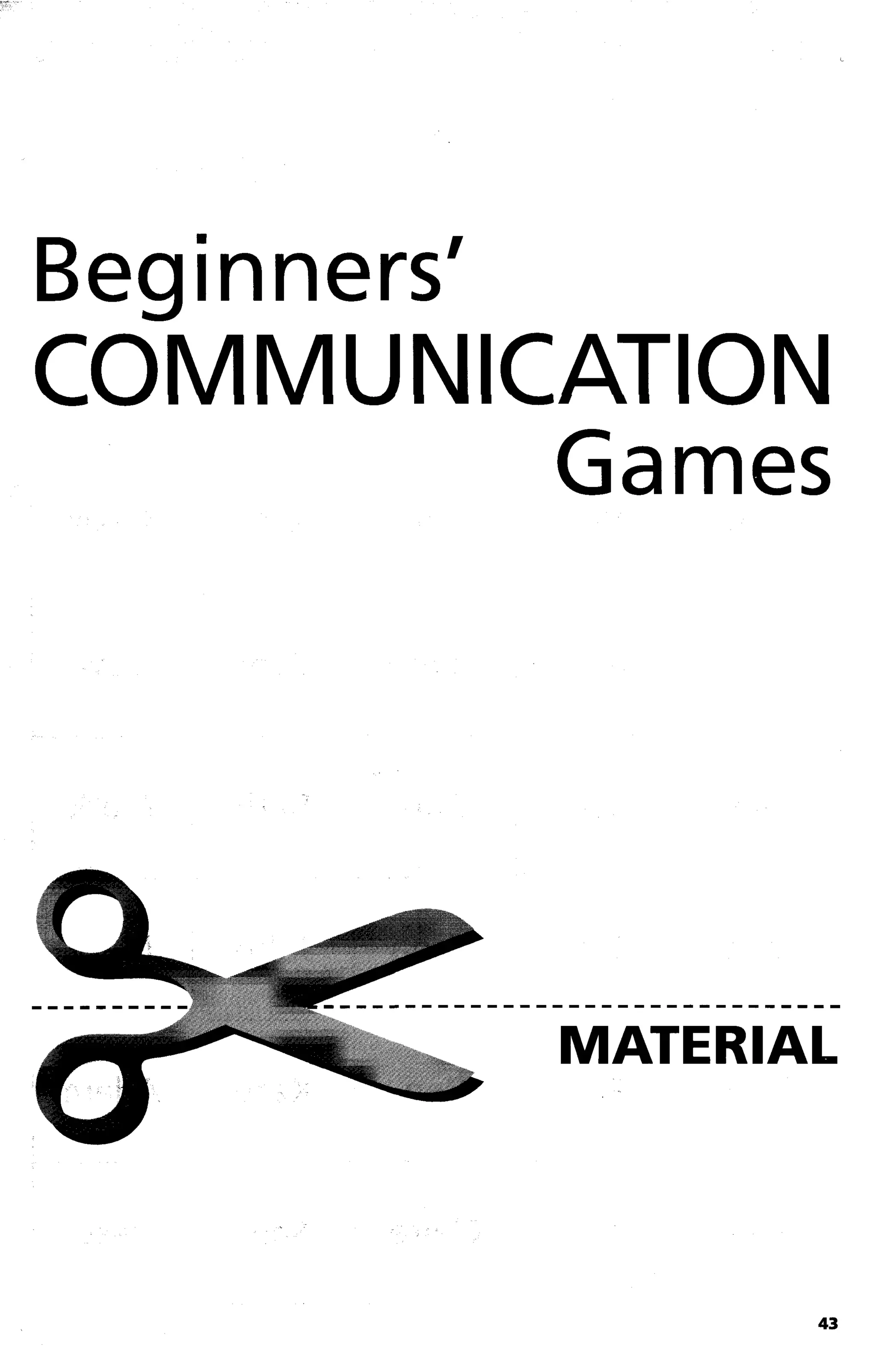 Beginner communication games (jill hadfield 111p) scan | PDF