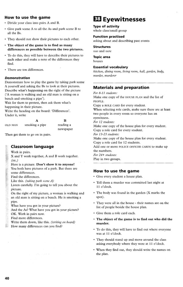 Beginner communication games (jill hadfield 111p) scan | PDF