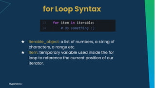 Beginner Control Structures - For Loop.pdf