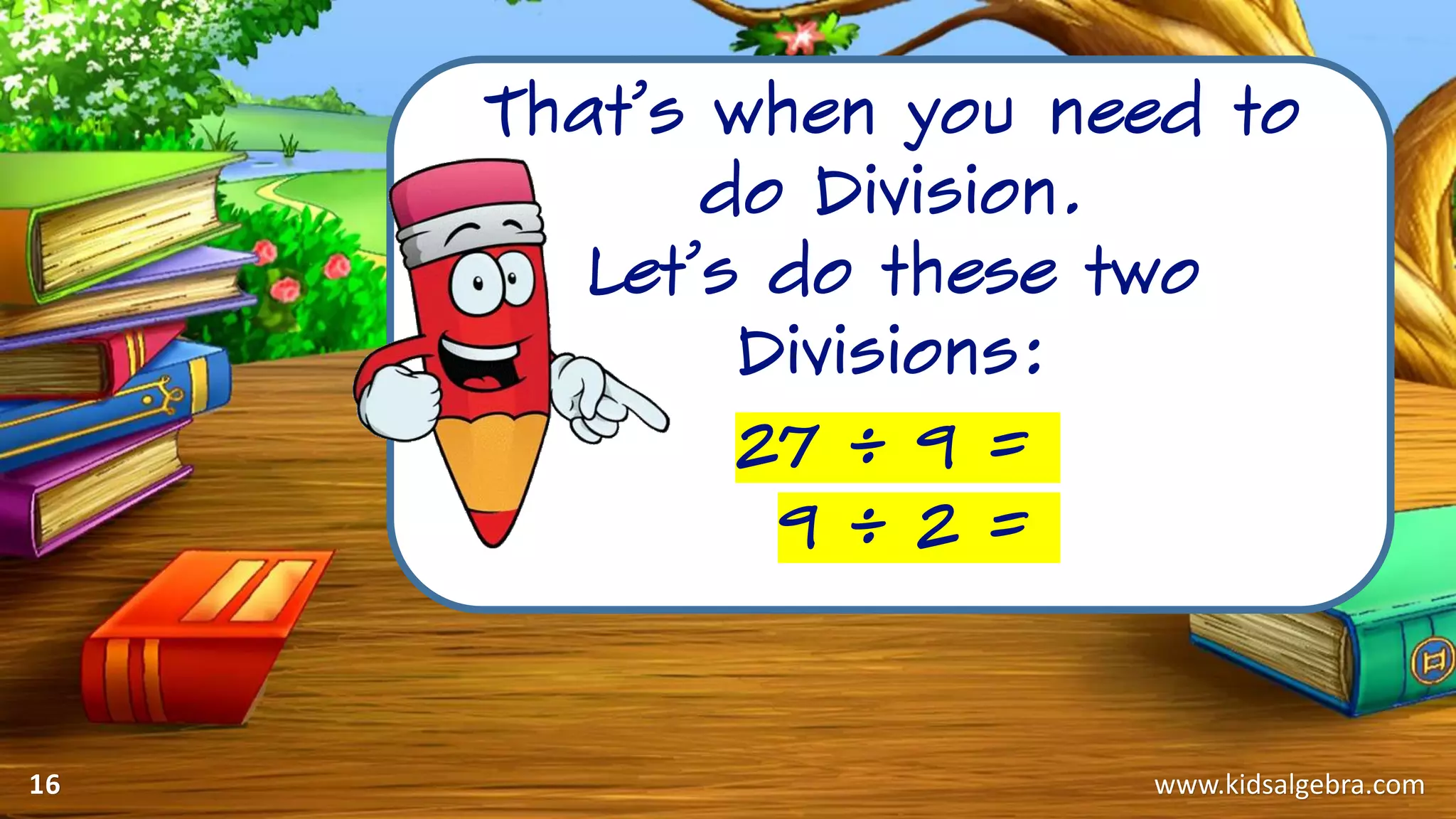 Simple Division for Primary School | PPTX