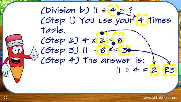 Simple Division for Primary School | PPTX | Homework and Study | Education