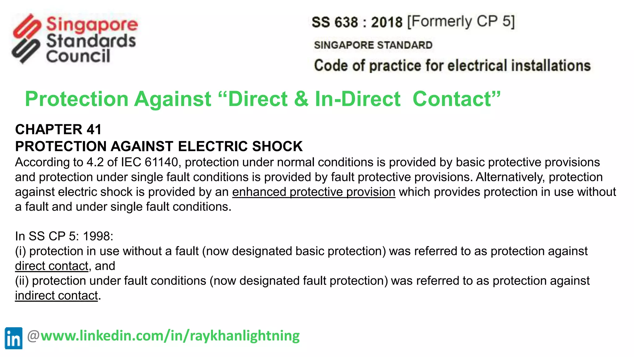 The Danger of direct in direct contact ss638-submission | PPTX