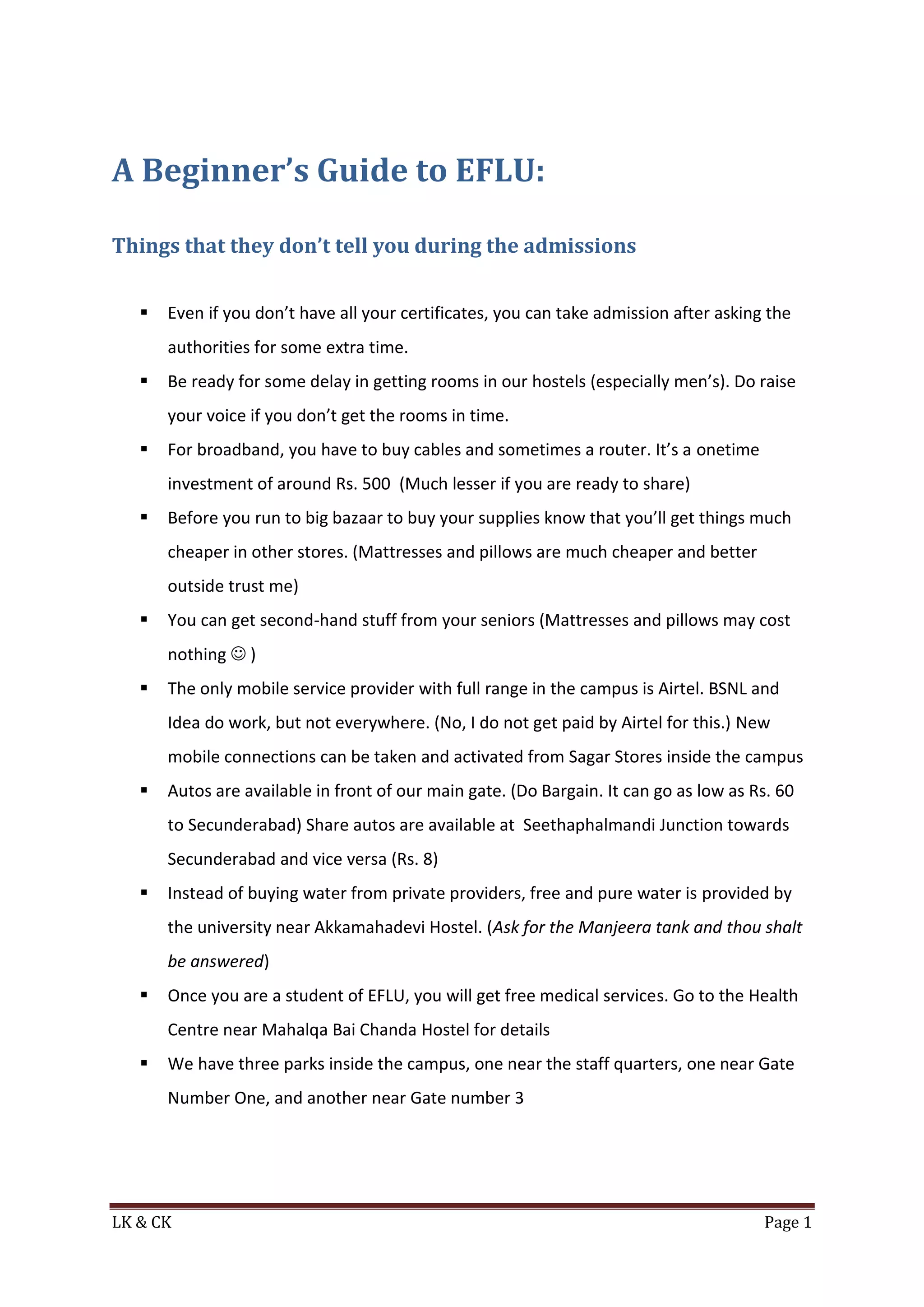 A Beginners Guide to #EFLU | PDF