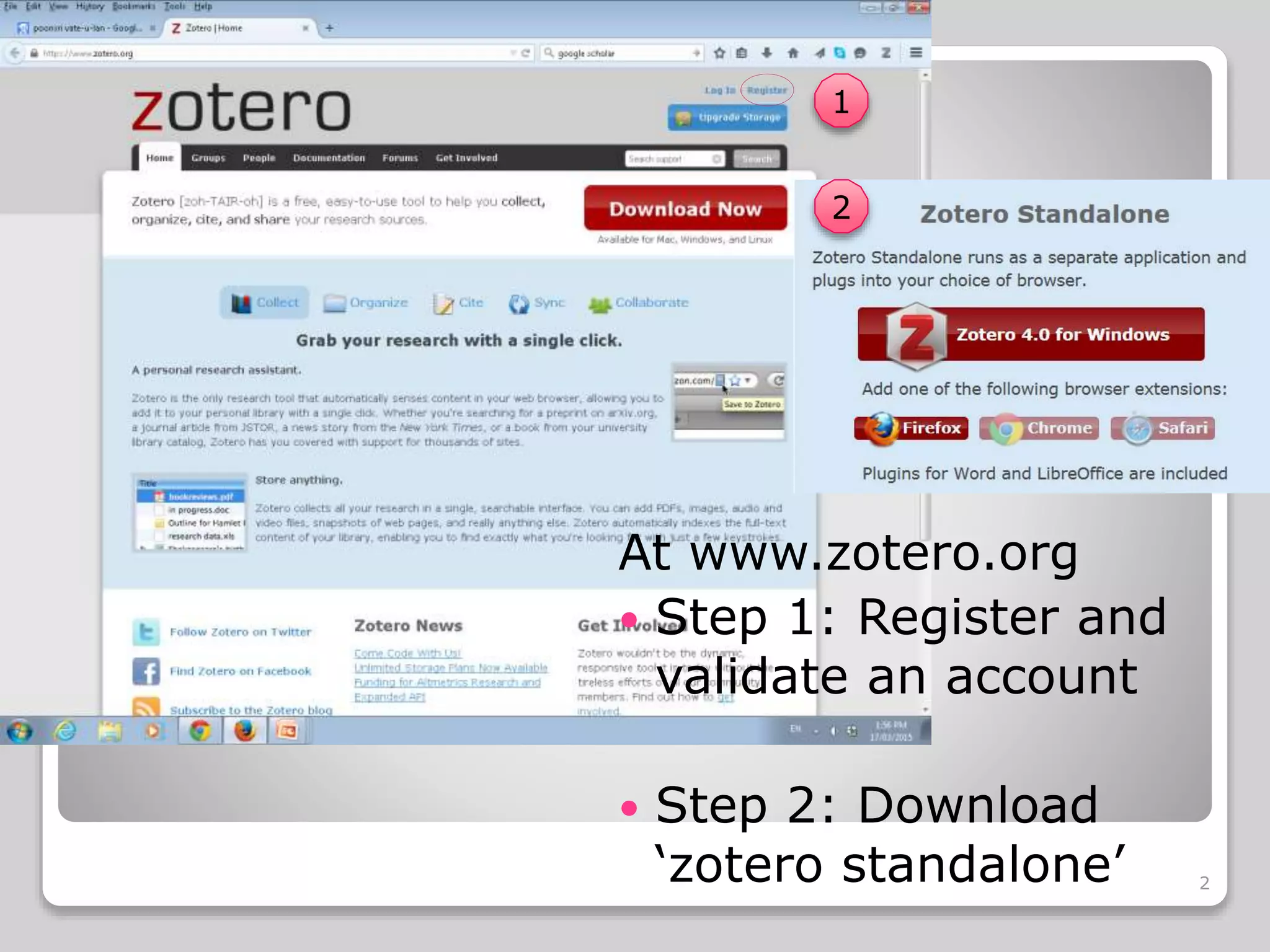 Beginners' Guide to Zotero | PPTX