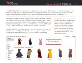 Beginners Guide to Amazon Ads | PDF