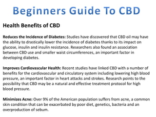 Beginners Guide To CBD | PPTX