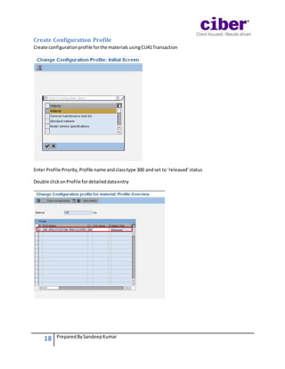 Variant Configuration in SAP PP: Beginner's Guide | DOCX