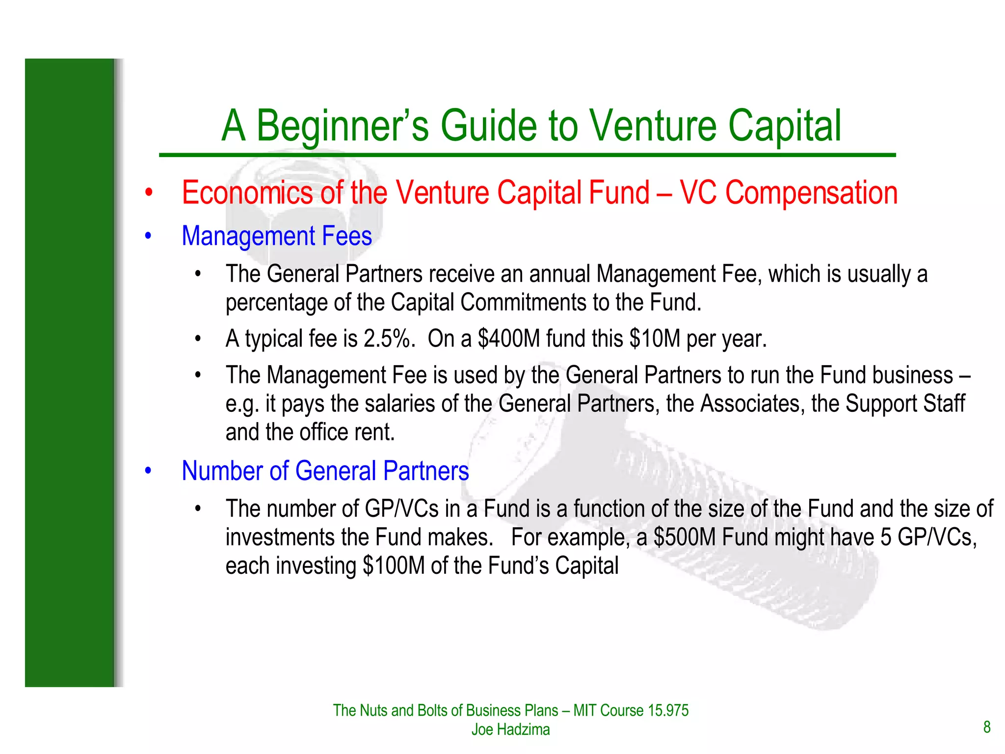 Beginners Guide To Venture Capital | PPT