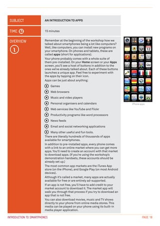 Beginners intro-smartphones | PDF