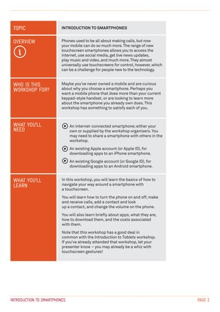 Beginners intro-smartphones | PDF