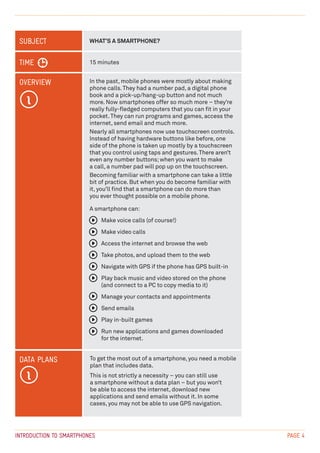 Beginners intro-smartphones | PDF