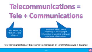 Beginners: What Does ‘Telecommunications’ or ‘Telecoms’ Mean? | PDF