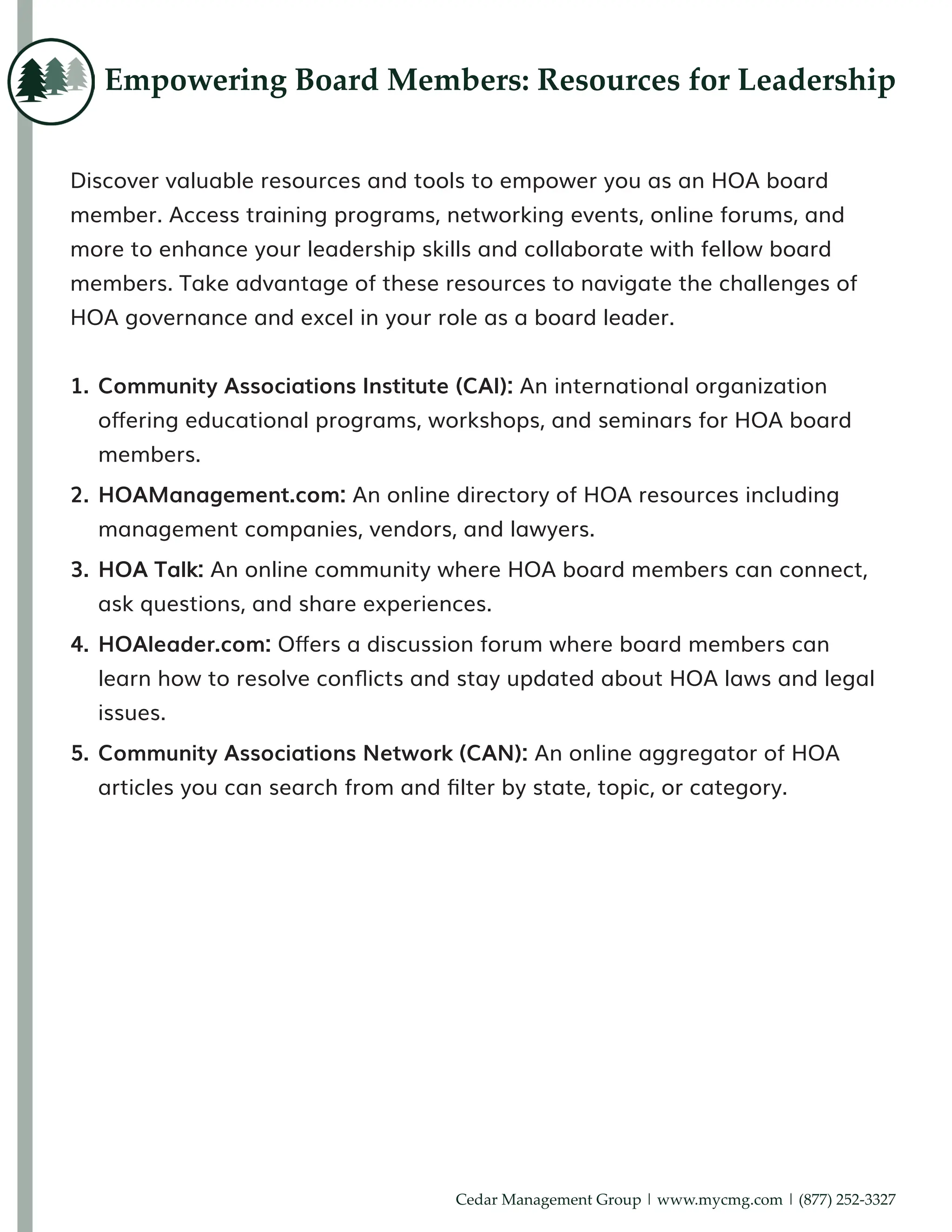 Beginner's Guide to HOA Board Membership | PDF