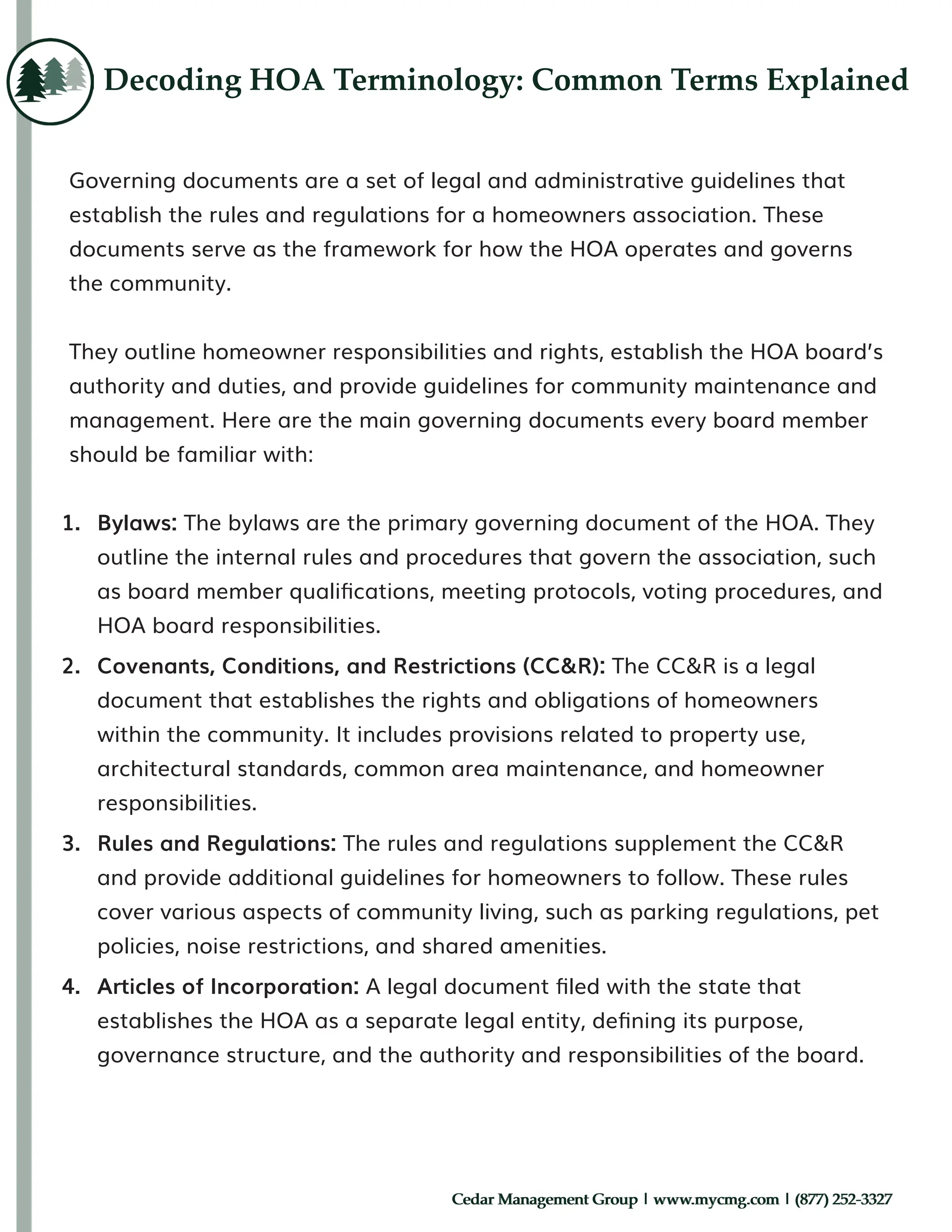 Beginner's Guide to HOA Board Membership | PDF