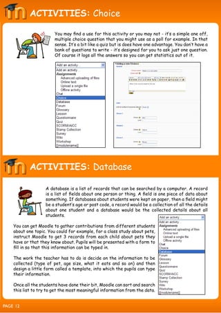 Beginners Guide for Moodle | PDF
