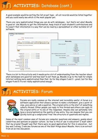 Beginners Guide for Moodle | PDF
