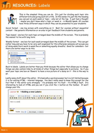 Beginners Guide for Moodle | PDF