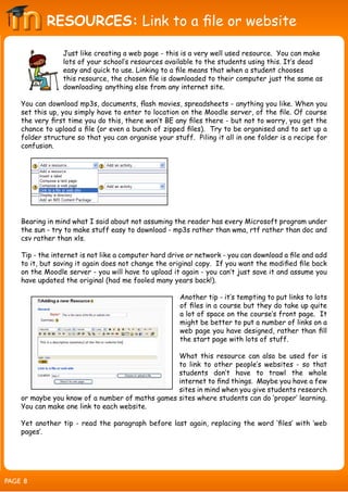 Beginners Guide for Moodle | PDF