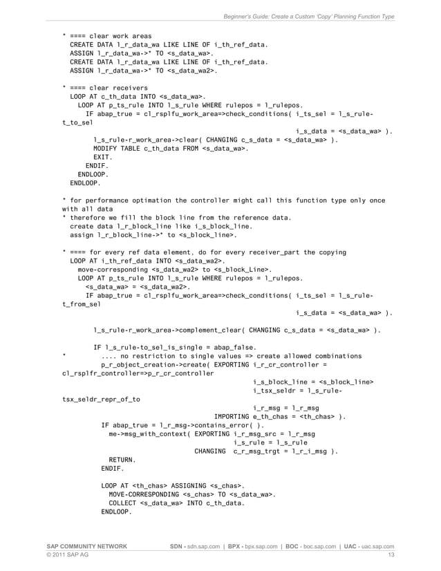 Beginner's guide create a custom 'copy' planning function type | PDF