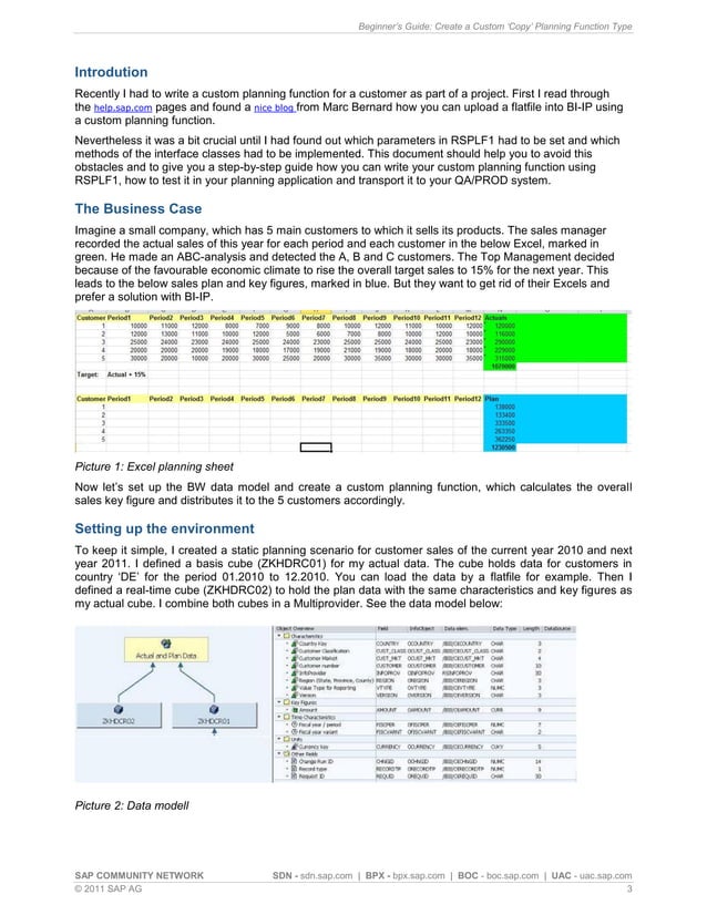 Beginner's guide create a custom 'copy' planning function type | PDF