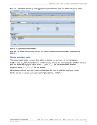 Beginner's guide create a custom 'copy' planning function type | PDF