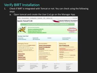 Beginner’s guide for birt and php | PPTX