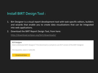 Beginner’s guide for birt and php | PPT