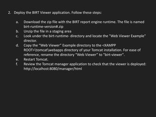 Beginner’s guide for birt and php | PPT