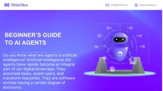 BEGINNER’S GUIDE TO AI AGENTS (1).pptx... | PPTX