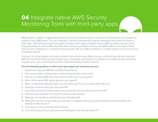 Beginners guide to aws security monitoring | PPT