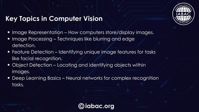 beginners guide to computer vision courses | IABAC | PDF
