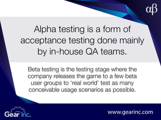 Beginner’s Guide to Game Testing | What Skills and Tools You Should ...