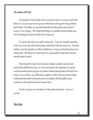 Beginners guide to golf | PDF