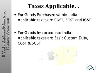 Beginners guide to Goods & Service Tax in India | PPT