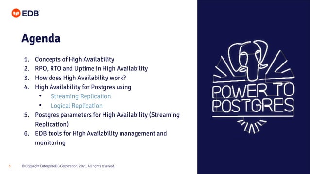 Beginners Guide to High Availability for Postgres | PPT