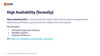 Beginners Guide to High Availability for Postgres | PPT