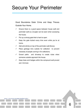 Beginners guide to home security in Kenya | PDF