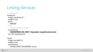 Beginners Guide to Kontena | PPT