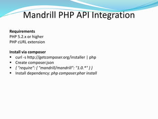 Beginners guide to mandrill | PPTX