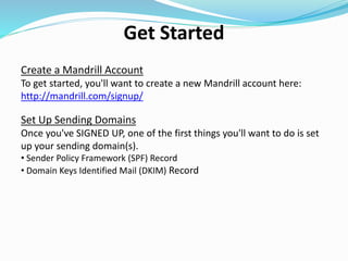 Beginners guide to mandrill | PPTX