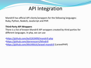 Beginners guide to mandrill | PPTX
