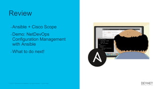 Beginner's guide to net devops with cisco devnet and ansible | PDF