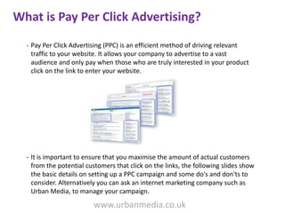 Beginners Guide To PPC Advertising | PPT