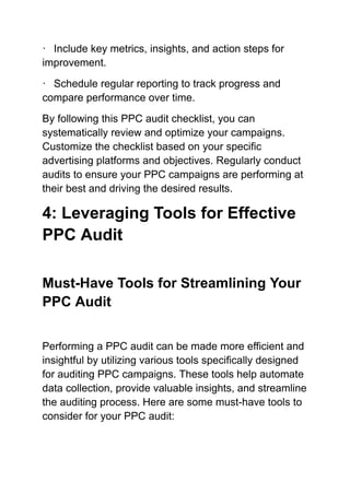 Beginner's Guide to PPC Audit_ Maximizing Your Advertising Campaigns ...