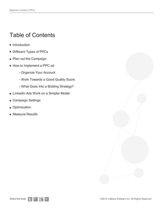Beginner’s Guide to PPCs | PDF