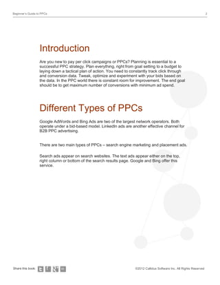 Beginner’s Guide to PPCs | PDF | Search | Internet
