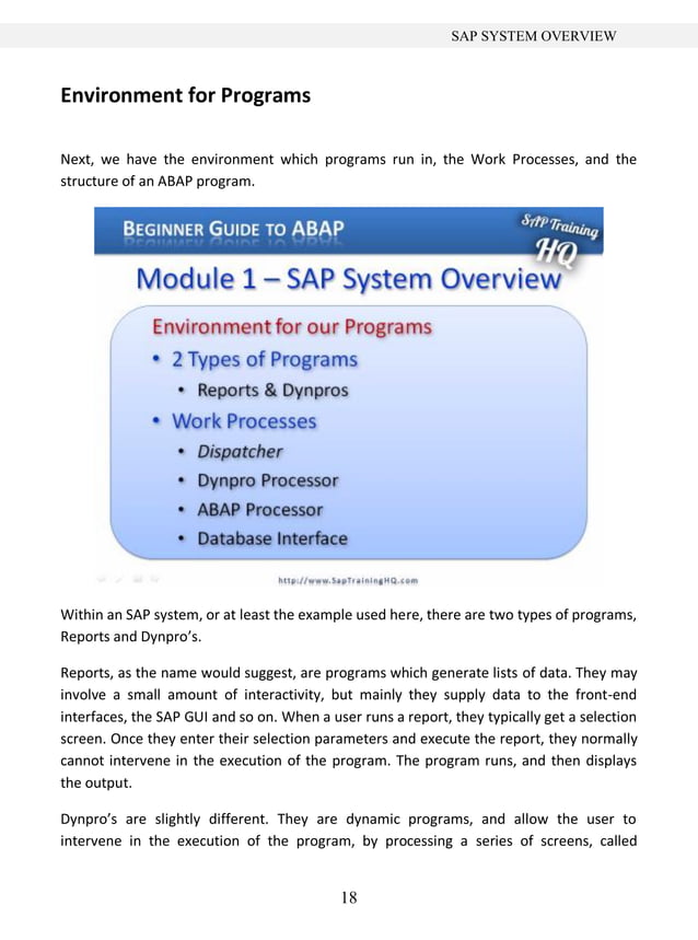 Beginner’s guide to sap abap 1 | PDF | Databases | Computer Software ...