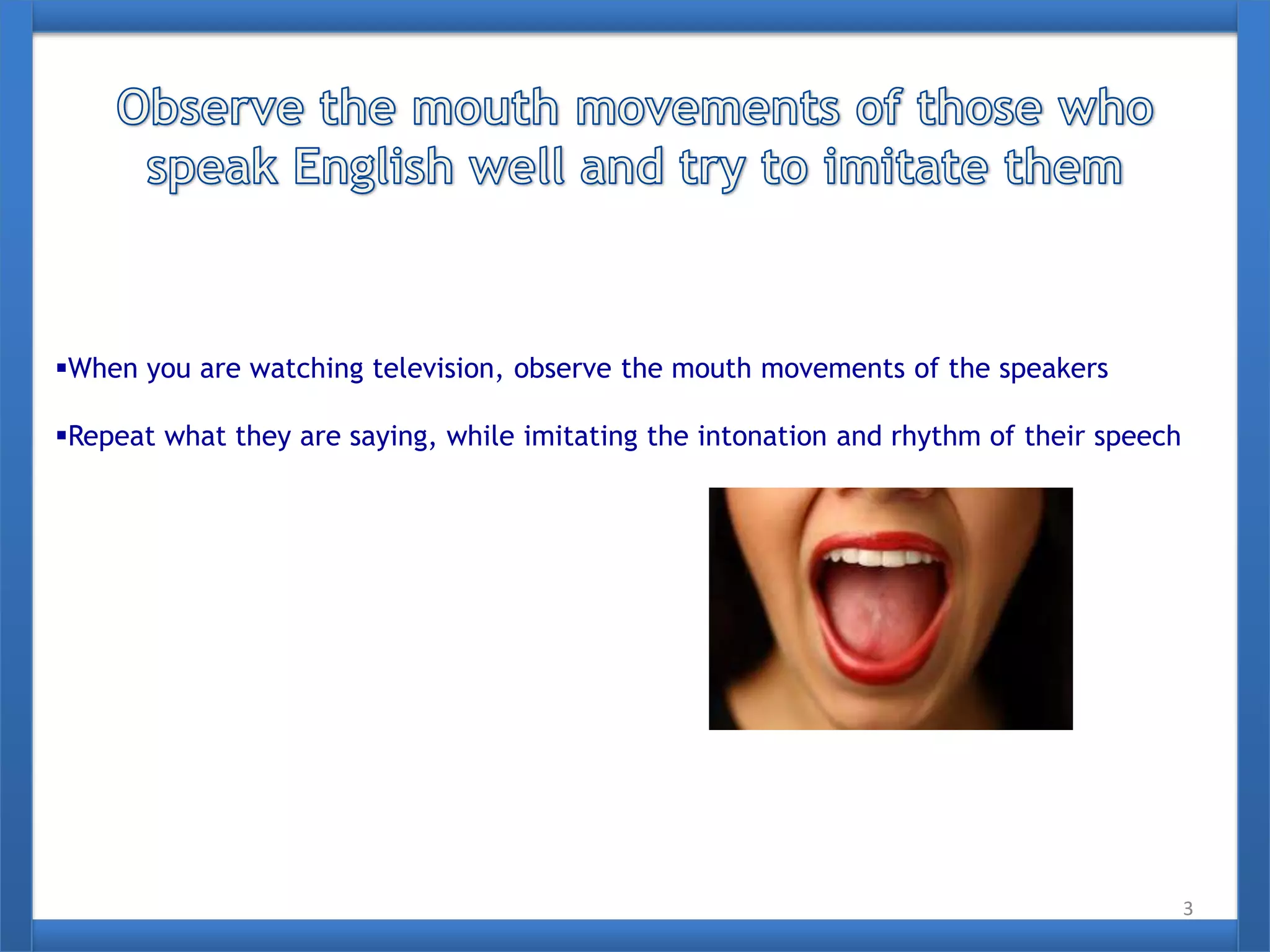 Beginners guide to speaking in correct english | PPTX
