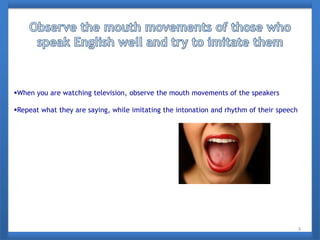 Beginners guide to speaking in correct english | PPTX